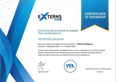 Jarupula Shireesha On Linkedin Artificialintelligence Internship