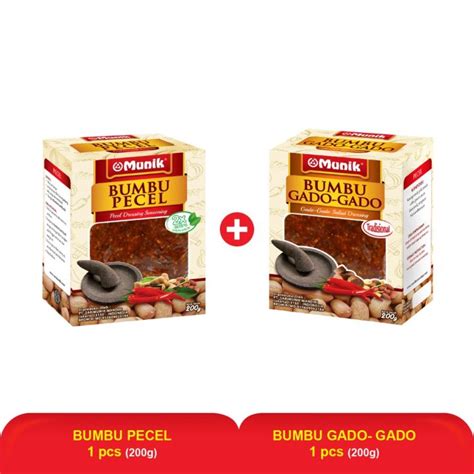 Munik Paket Pecel Gado Gado 200gram 2pcs Lazada Indonesia