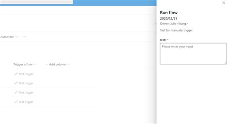 Sharepoint Online Triggering Flow Im Not Prompted For Require Variables Sharepoint Stack