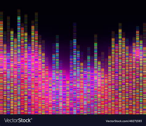 Dna Test Infographic Barcoding Genome Royalty Free Vector