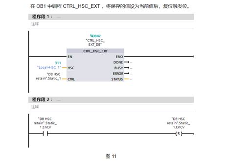 西门子1200plc高速计数器接光栅尺