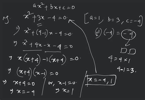 How To Solve Quadratic Equation By Factorisation Filo
