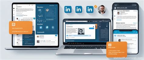 Professional Tech Linkedin Cover Image Stable Diffusion Online