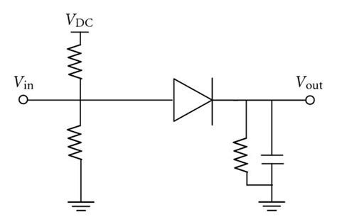The Schematic Of The Envelope Detector Download Scientific Diagram