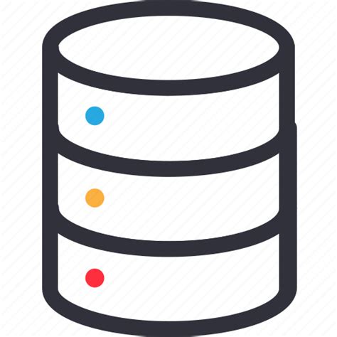 Database Hardware Hosting Server Storage Icon Download On Iconfinder