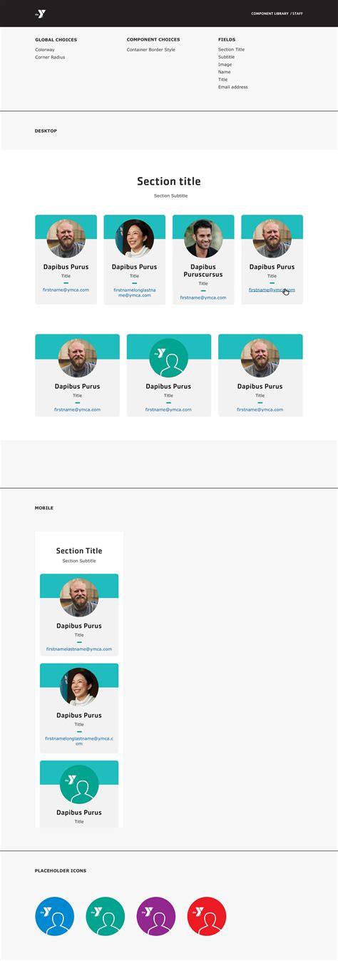 staff members ymca website services