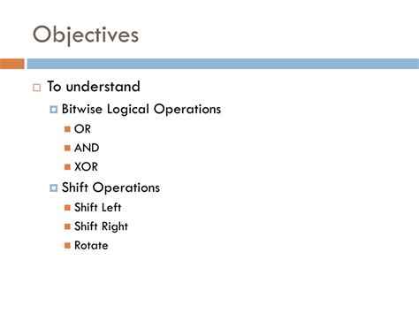 Ppt Bitwise Operations Powerpoint Presentation Free Download Id 2806242