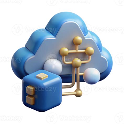 Illustration Cloud Computing Network Data Storage Server 55550769 Png