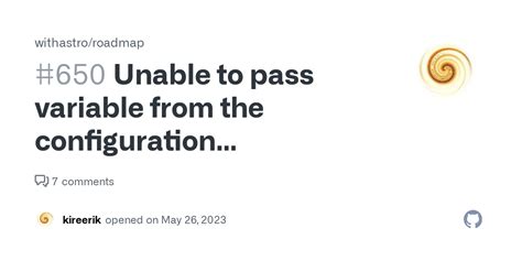 Unable To Pass Variable From The Configuration Integration To Static File Endpoint · Issue