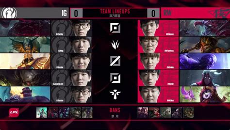 Lpl2018春季赛3月31日ig Vs Rw第九周比赛3dm网游