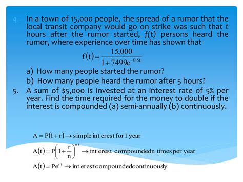 Exponential And Logrithmic Functions Pptx