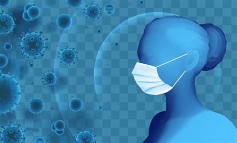 박테리아 바이러스 포자 및 먼지의 배경에 대한 의료 마스크에 3d 여성 초상화 건강관리와 의술에 대한 스톡 벡터 아트 및 기타 이미지 건강관리와 의술 광고 구조