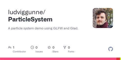 Github Ludviggunne Particlesystem A Particle System Demo Using Glfw And Glad