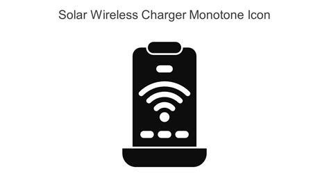 Solar Wireless Charger Monotone Icon In Powerpoint Pptx Png And Editable Eps Format PPT Sample