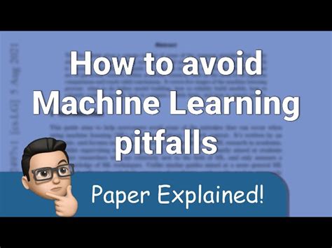 5 Machine Learning Pitfalls You Need To Avoid Reasontown