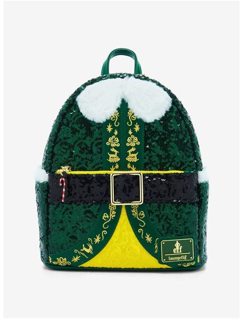 Loungefly Elf Buddy The Elf Sequin Figural Mini Backpack Boxlunch