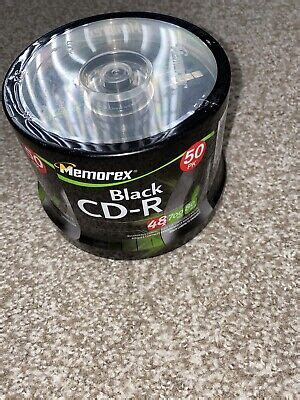 Memorex Black CD R 48x 700MB 80 Minutes 50 Pack EBay