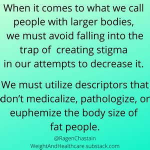 Non Stigmatizing Language For Fat People Dances With Fat