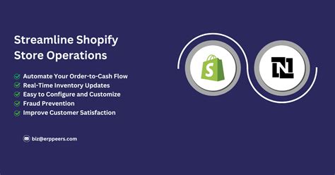 Shopify Netsuite Connector App Erp Peers