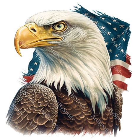 American Flag Eagle Png