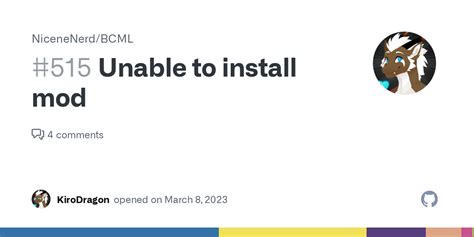 Unable To Install Mod · Issue 515 · Nicenenerdbcml · Github