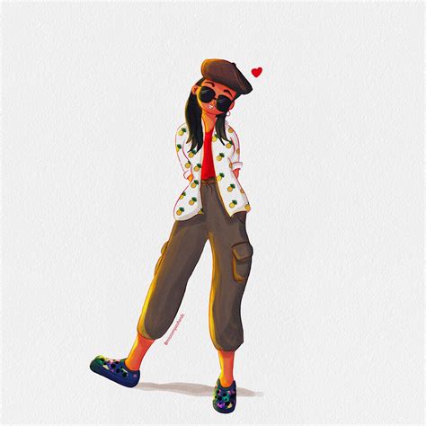 I Got Bored So I Drew Myself In A Miss Compass Hands