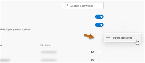 How To Export Edge Saved Passwords In Windows 10