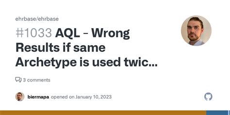 Aql Wrong Results If Same Archetype Is Used Twice In A Template