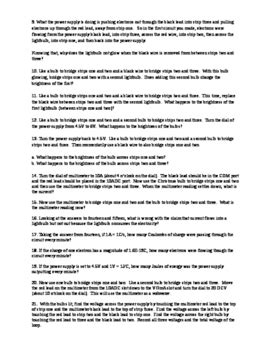 Physics Lab Circuits 2 By Aaron Keller Teachers Pay Teachers