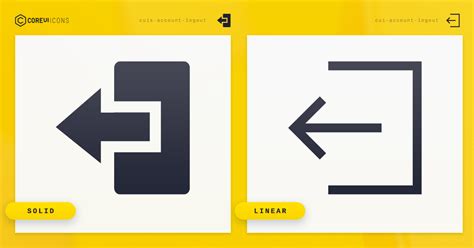 Account Logout Icon · Linear · Coreui Icons · Svg Javascript