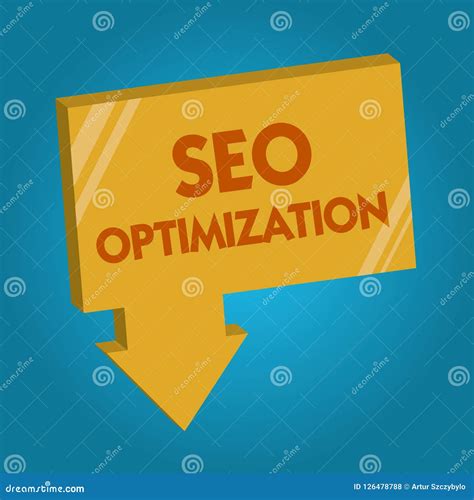 Word Writing Text Seo Optimization Business Concept For Process Of Affecting Online Visibility