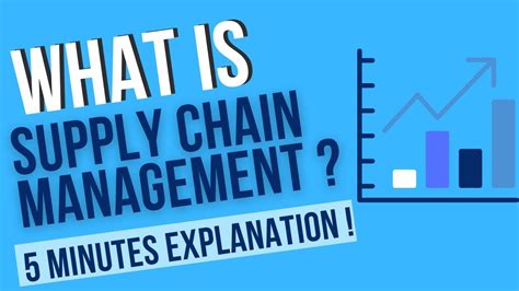 WHAT IS SUPPLY CHAIN MANAGEMENT 5 MINUTES EXPLANATION