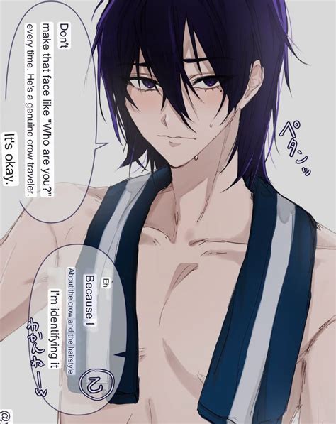 Pin by ᴀɪᴍɪ ㅇㅅㅇ on karasu Anime shadow Blue clocks Blue lovk