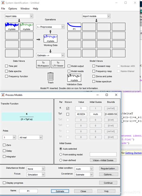 matlab系统辨识工具箱 辨识工具箱使用过程 csdn博客