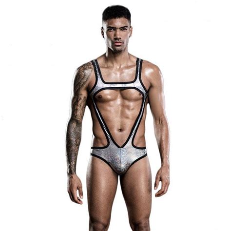 Sexy Jockstrap Leotard Underwear Thong Jumpsuit Wrestling Singlet