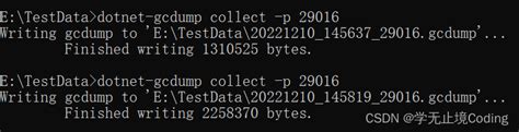 好记性不如烂笔头 使用dotnet Gcdump分析net Core程序内存泄漏netcore Ref内存泄露学无止境coding的