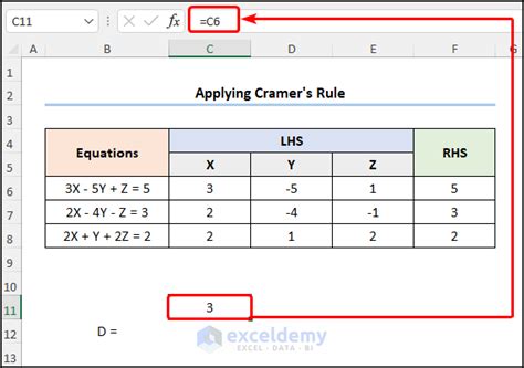 Solving Matrix Equations In Excel Imaginative Minds