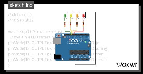 LED Part 3 Gesss 10 Sep 2022 Wokwi ESP32 STM32 Arduino Simulator
