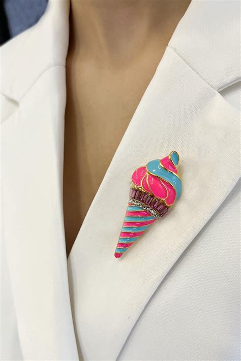 Modex Renkli Mineli Taşlı Dondurma Broş 6cm Fiyatı Yorumları Trendyol