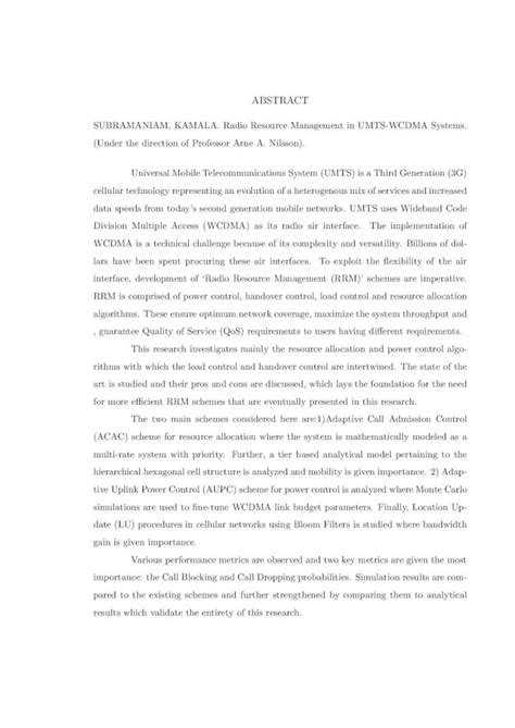 Pdf Radio Resource Management Wcdma Systems Dokumentips