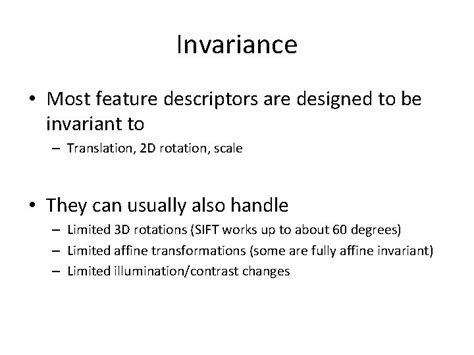 feature description and matching matching feature points we