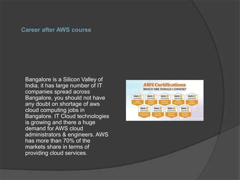 Aws Training Banglore PPT Free Download