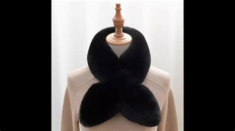 퍼머플러 심플 부드러운 목 방한 심플 여성용 쁘띠 털 머플러 목도리 고급 가성비 가벼운 쾌적한 Youtube