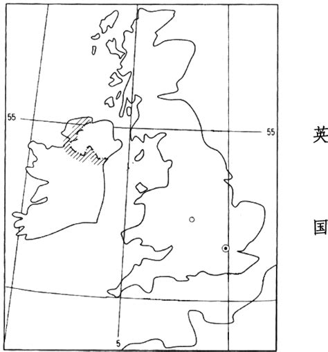 英国空白地图 空白地图 初高中地理网
