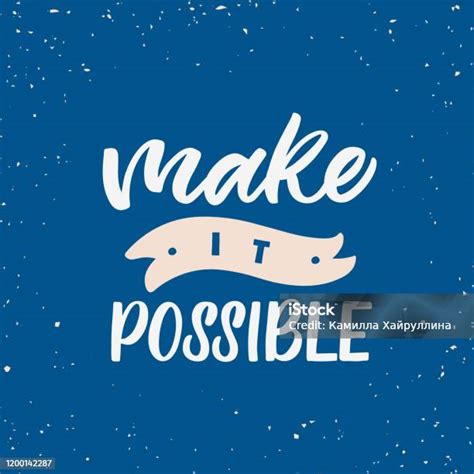 손으로 그린 글자 따옴표입니다 비문 가능하게 만듭니다 인사말 카드 포스터 티셔츠 배너 인쇄 초대장을위한 완벽한 디자인 가능한에 대한 스톡 벡터 아트 및 기타 이미지 Istock