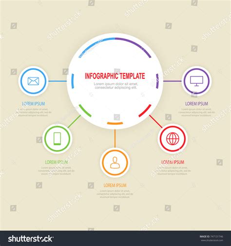 Graph Presentation Chart Business Vector Concept Stock Vector Royalty Free 747131746