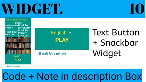How To Implement Textbutton Snackbar Widget In Flutter Application