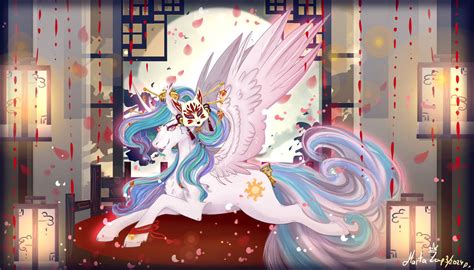 Princess Celestia Fan Art Kitsune By Martazap3 On Deviantart