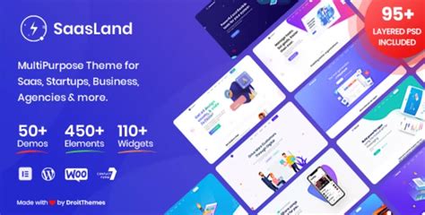 Saasland Multipurpose Theme For Startup