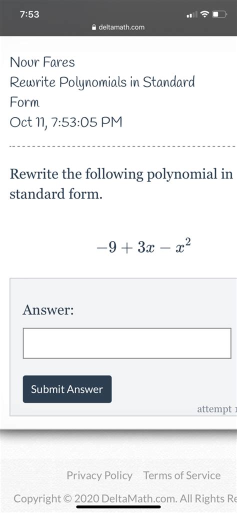 Answered Rewrite The Following Polynomial In Bartleby